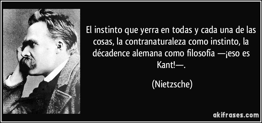 El instinto que yerra en todas y cada una de las cosas, la...
